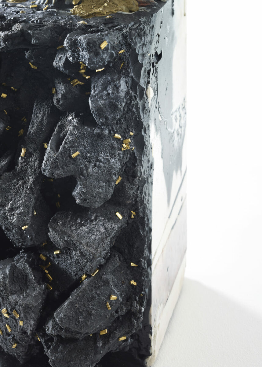 Carbon Rock Pad – Fred Naud, French Contemporary Sculptor